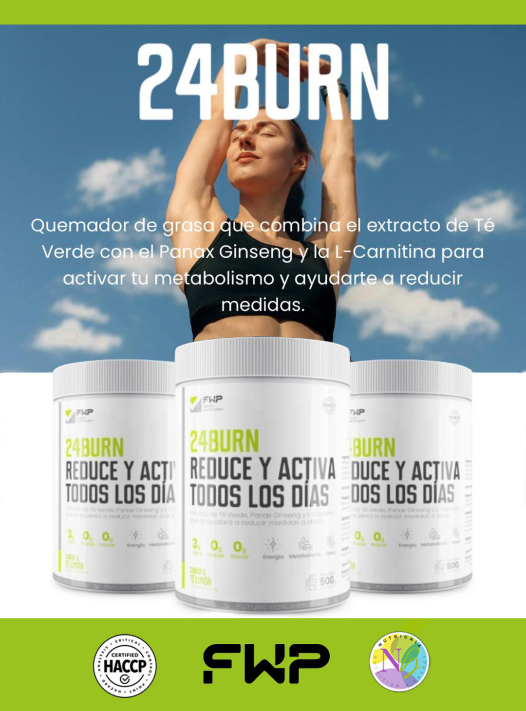 24 BURN Reduce y Activa Todos Los Días FWP | Paris.cl