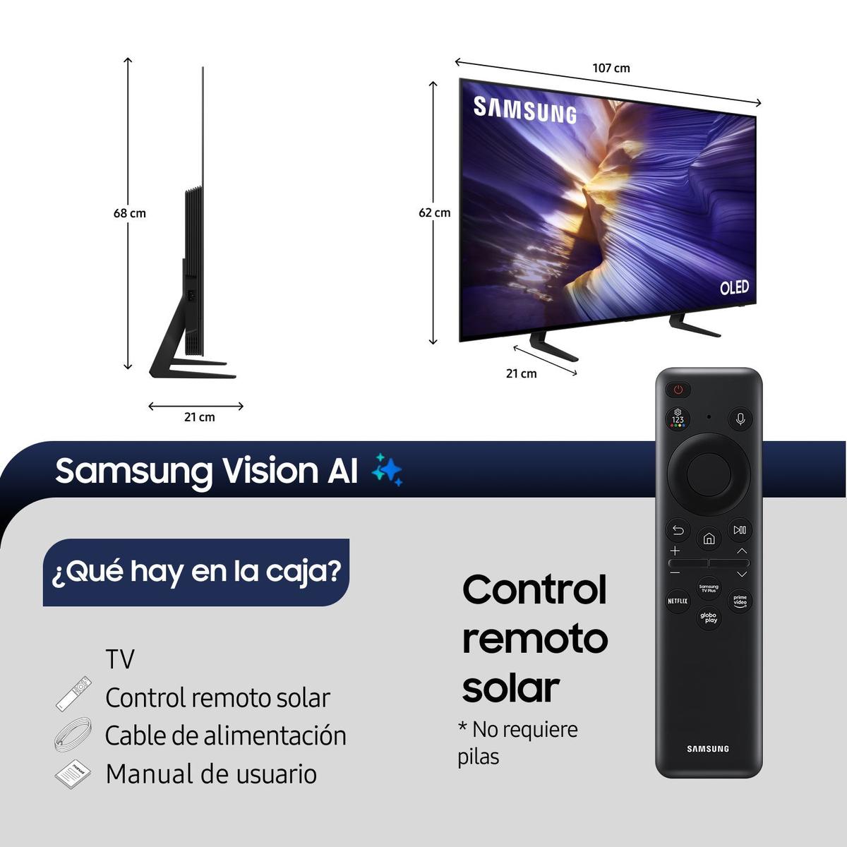 48" OLED S90F 4K Vision AI Smart TV (2025) Samsung | Paris.cl