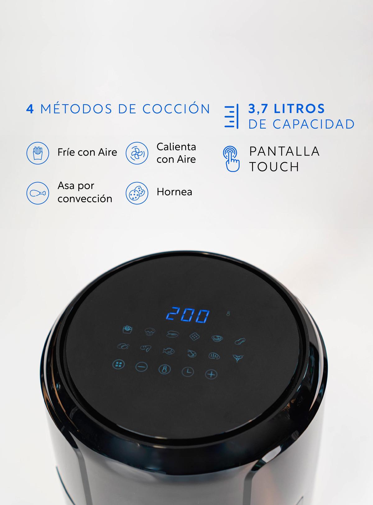 Freidora de Aire Air Fryer MultiTouch 3.7 L EasyWays EasyWays | Paris.cl
