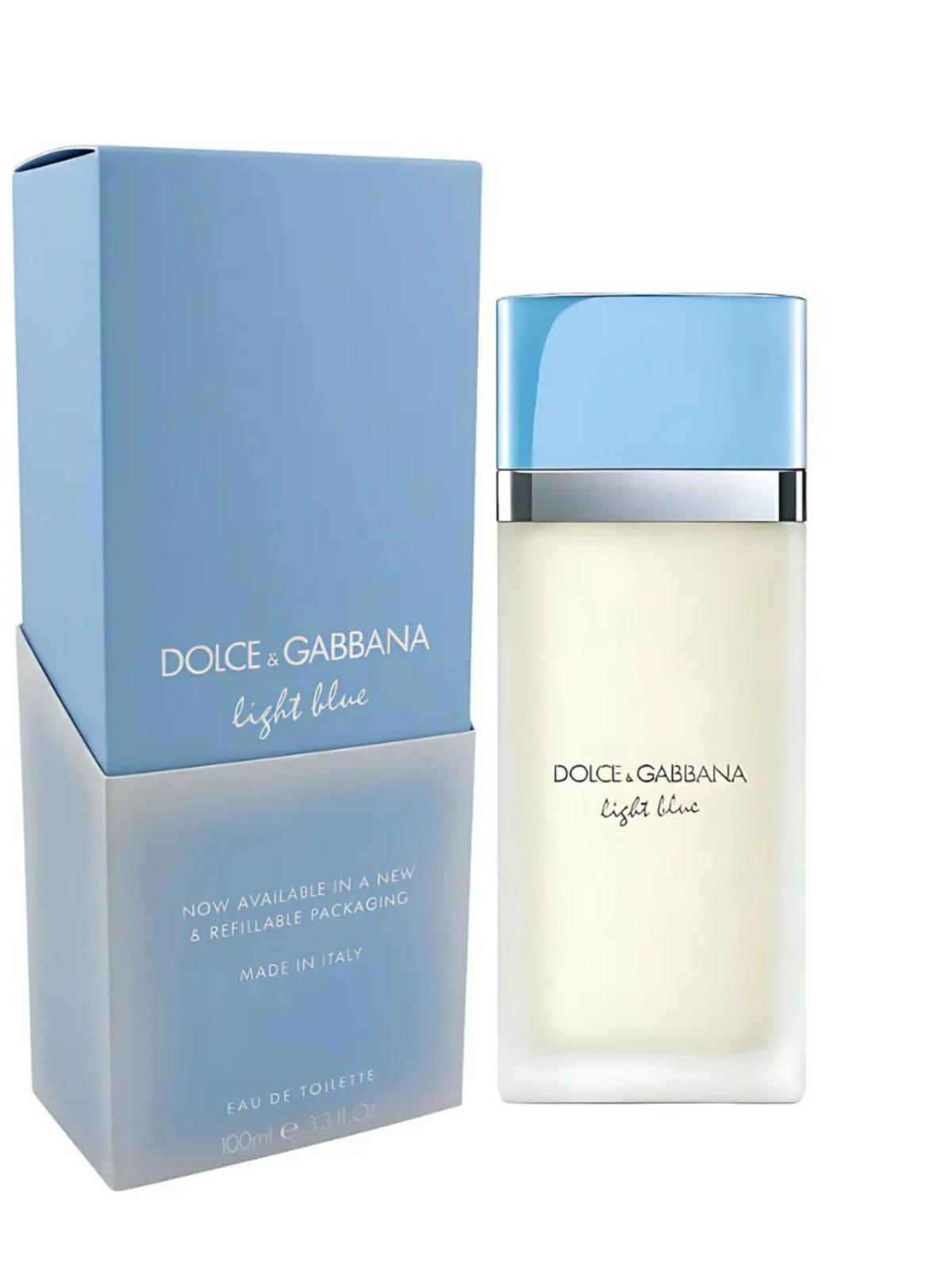 PERFUME DOLCE & GABBANA LIGHT BLUE MUJER RECARGABLE EDT 100ML Dolce ...