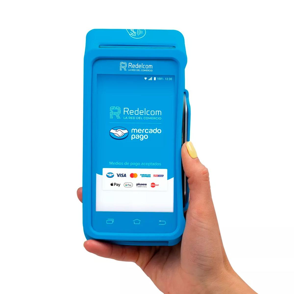 Terminal Pos Redelcom Maquina Pago Mobile R3 Smart +6 Rollos REDELCOM ...