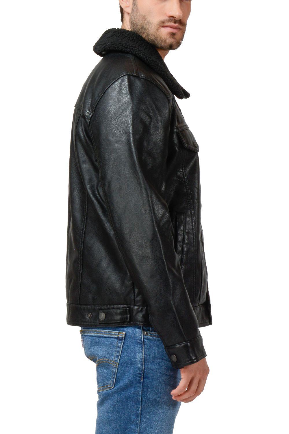 Chaqueta Hombre Trucker Removable Sherpa Negro Levis 59491-0485 Levi's | Paris.cl