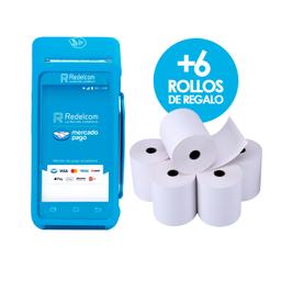 Terminal Pos Redelcom Maquina Pago Mobile R3 Smart +6 Rollos REDELCOM ...