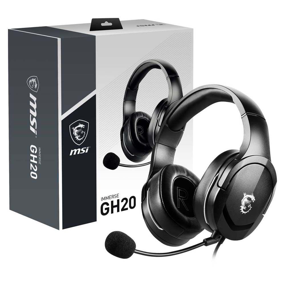 Audifonos Gamer MSI Immerse GH20 Negros Jack 3.5mm Msi | Paris.cl