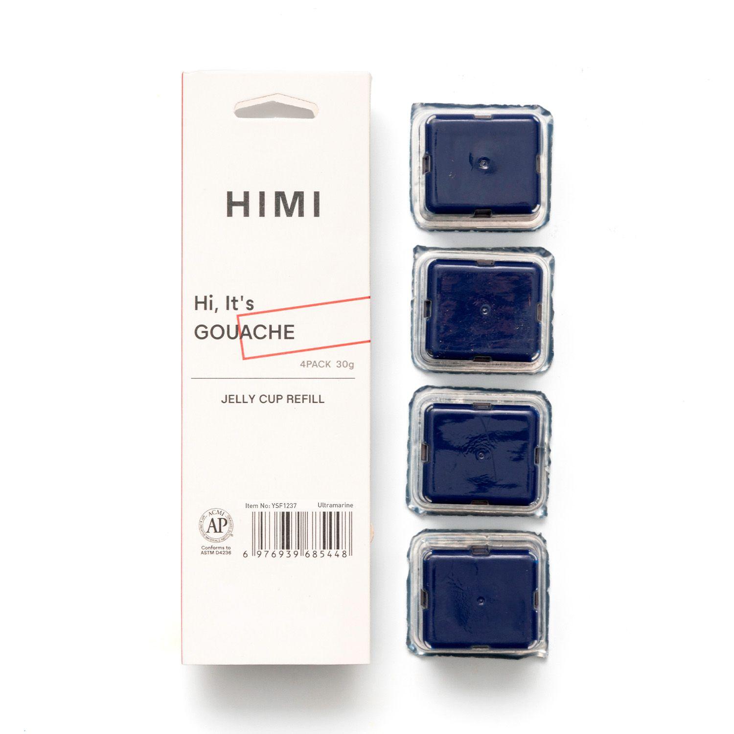 HIMI Recarga Gouache 4 unidades 30g Ultramarine HIMI | Paris.cl
