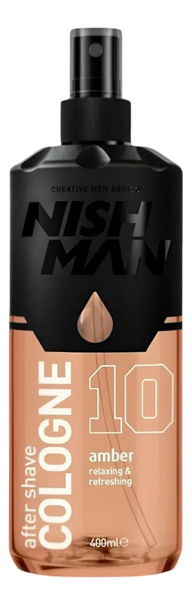 Loción After Shave Cologne 10 Amber 400ml Nishman Profesiona Lina Store ...