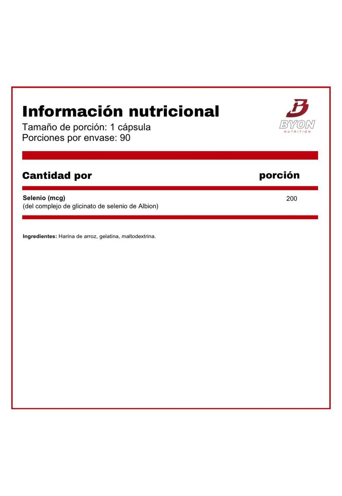 Selenio Albion Complex 200 mcg 90 cápsulas Swanson | Paris.cl