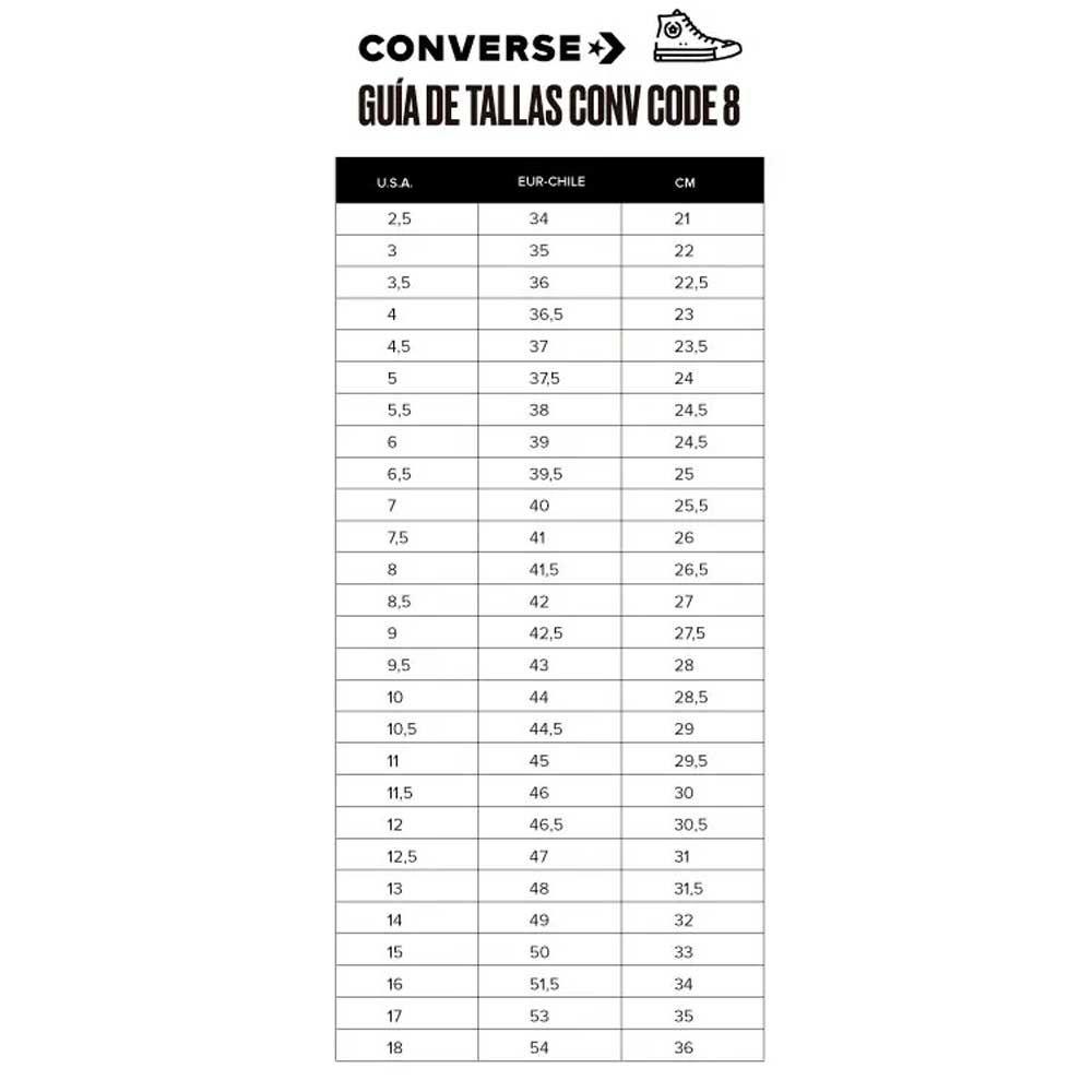 converse guide size