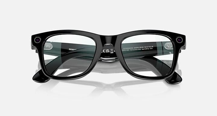 Lentes Rayban Meta Wayfarer RW4008 Shiny Black Clear Ray-Ban | Paris.cl