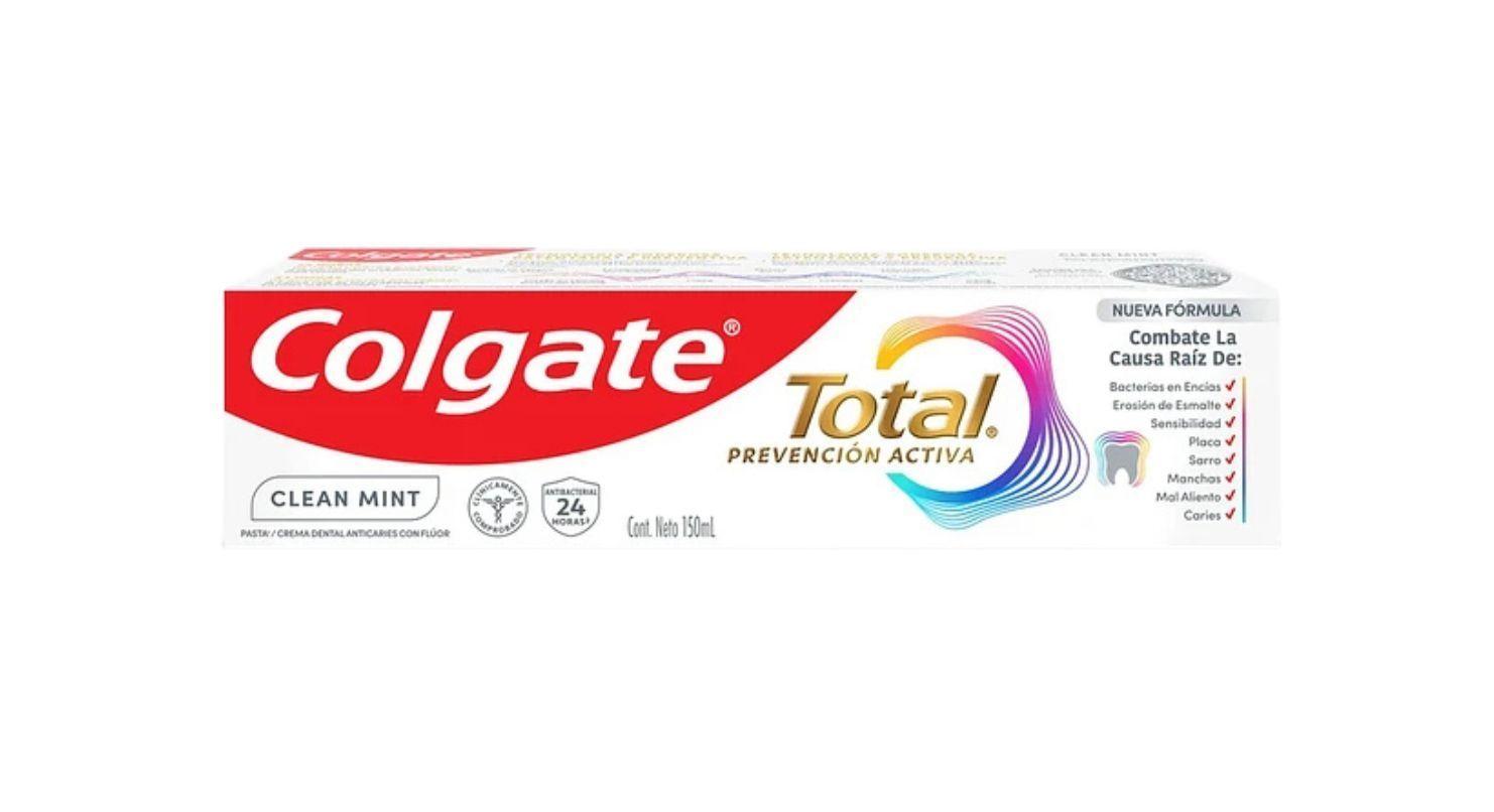 Pack 3 Colgate Total Clean Mint 150 ml Protección Completa Colgate ...