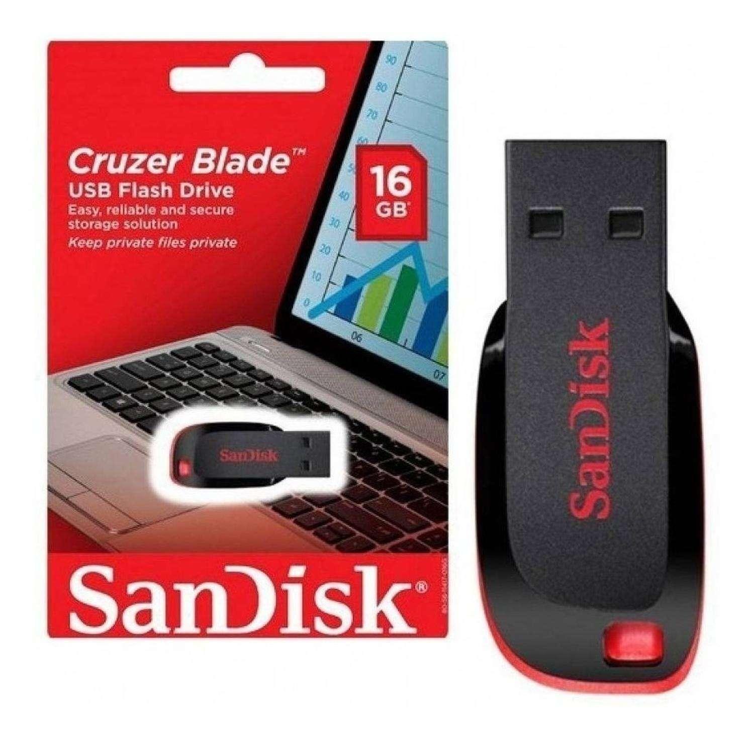 Pendrive 16gb Sandisk Original Datos Fotos Videos Musica Gen | Paris.cl