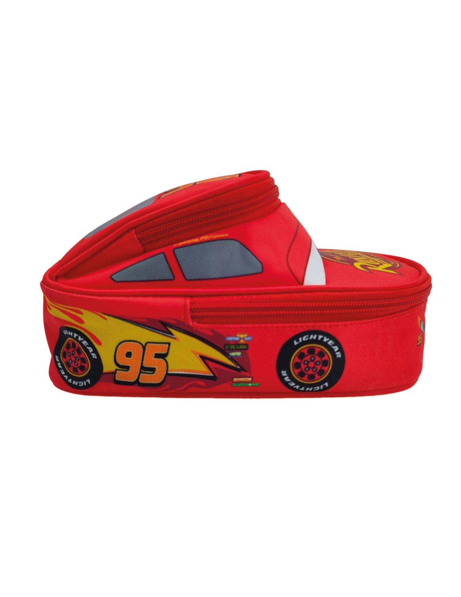 Estuche Escolar Niño Rayo McQueen Cars Rojo Disney Disney | Paris.cl