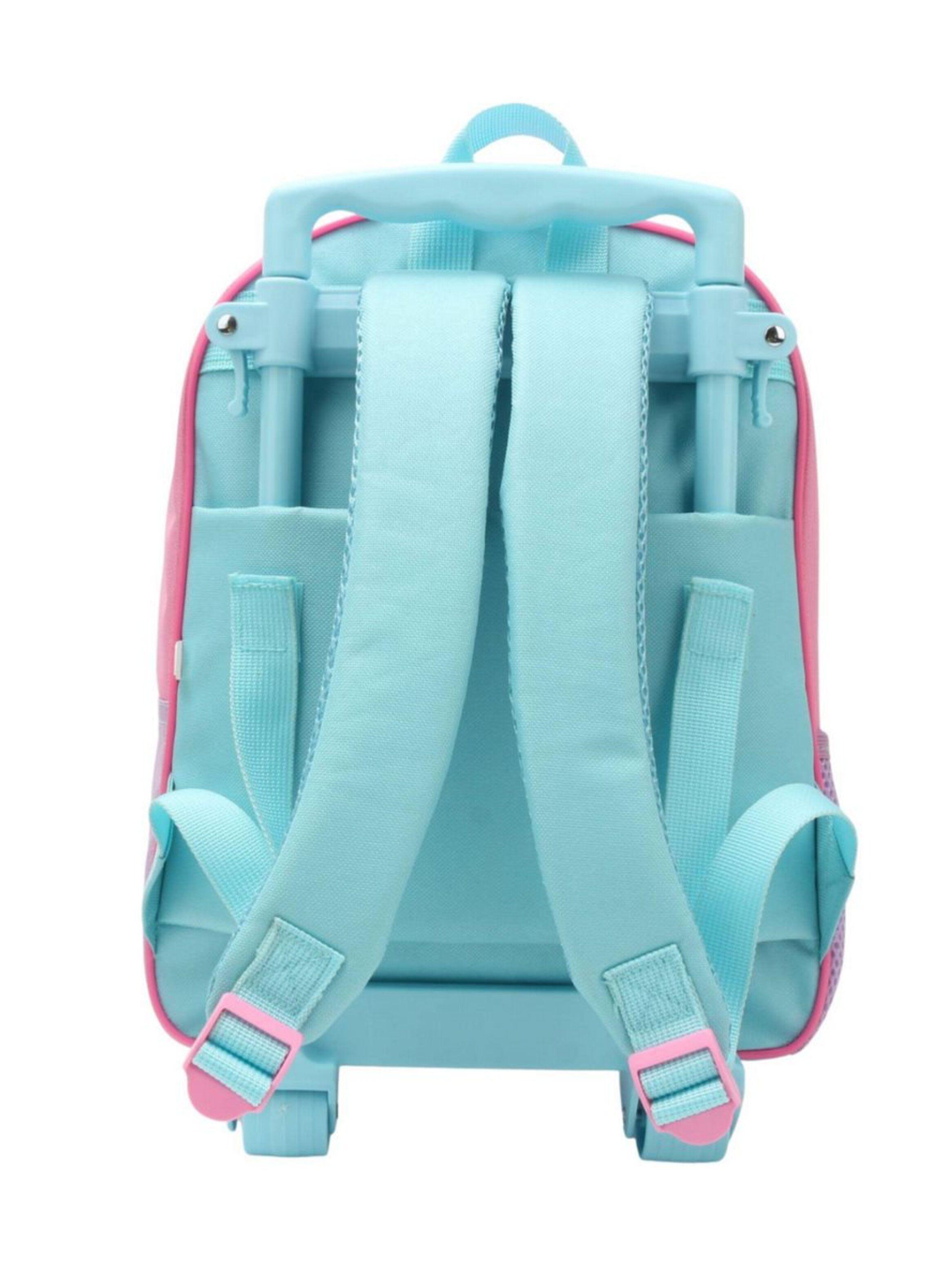 Mochila Con Ruedas 3D Face Angel Stitch Disney | Paris.cl