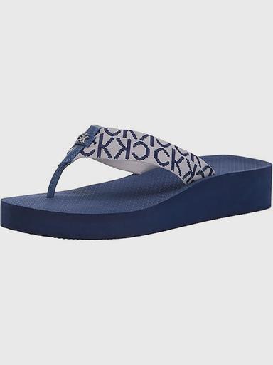 Sandalias con Plataforma Meena Azul Calvin Klein Calvin Klein | Paris.cl