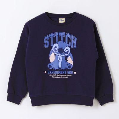 Polerón Cerrado Niña Experiment 626 Lilo Stitch Azul Disney