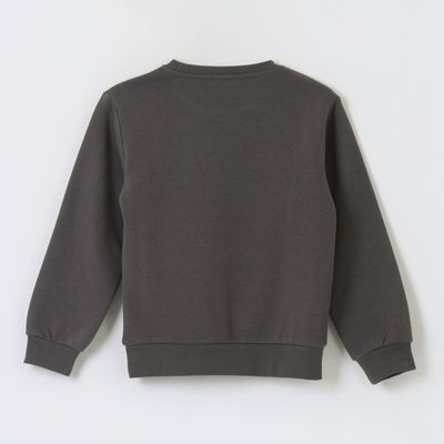 Polerón Cerrado Niña Kuromi Gris Hello Kitty Polerones