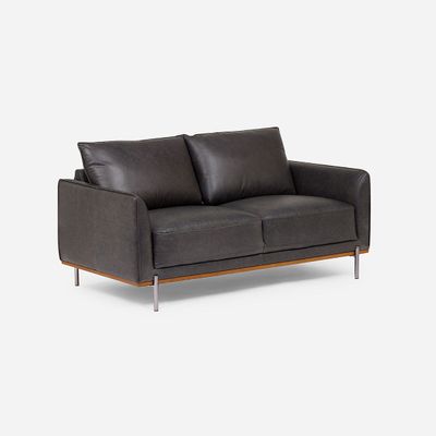 Rosen Sofá Westwood 2 Cuerpos Cuero Color Stone Sofás