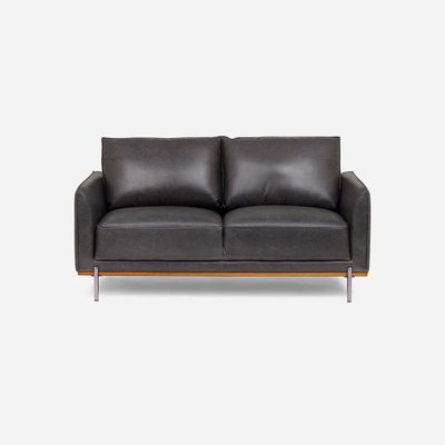 Rosen Sofá Westwood 2 Cuerpos Cuero Color Stone Sofás