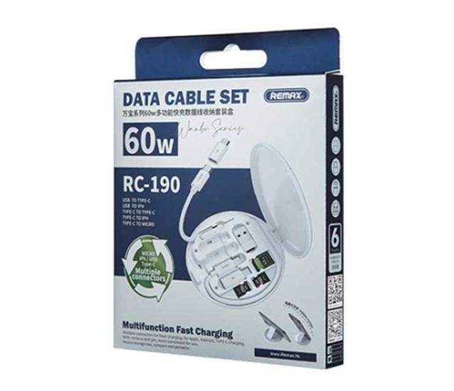 Set de Cables Remax RC-190 60W – Todo lo que necesitas Remax | Paris.cl