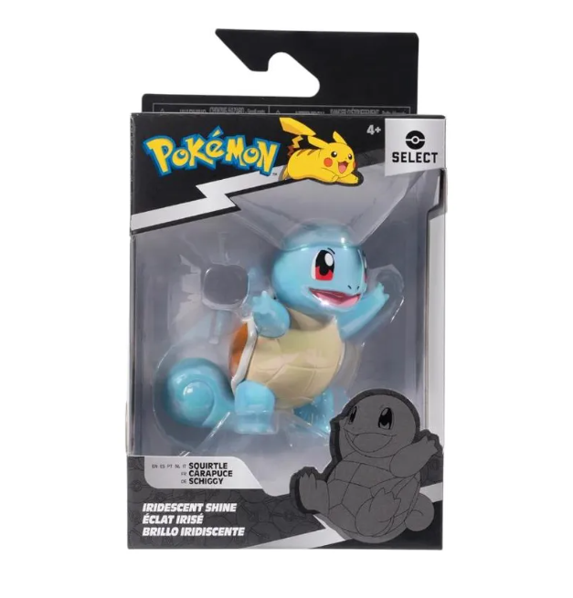 POKEMON FIGURA SQUIRTLE 8 CMS. BRILLO IRIDISCENTE. Pokémon | Paris.cl
