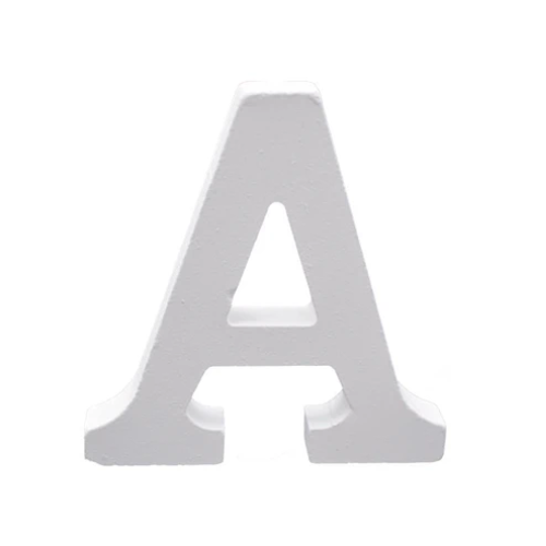 Letra De Madera A 11cm Blanco Comercializadora Zumba | Paris.cl