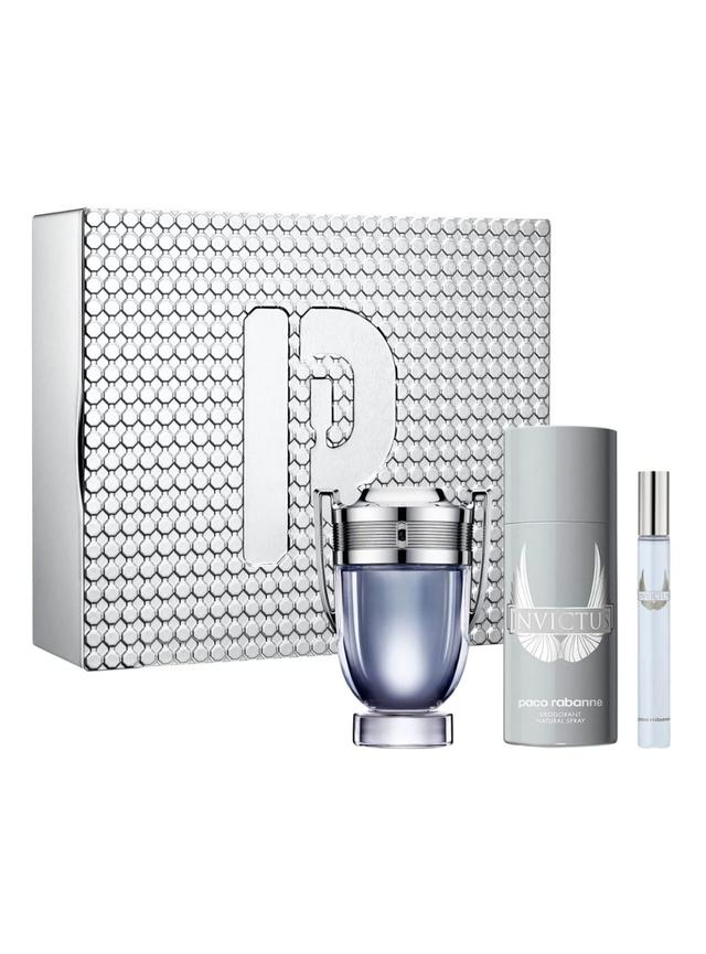 PERFUME PACO RABANNE INVICTUS ESTUCHE EDT 50ML+10ML+DESODORANTE 150ML ...