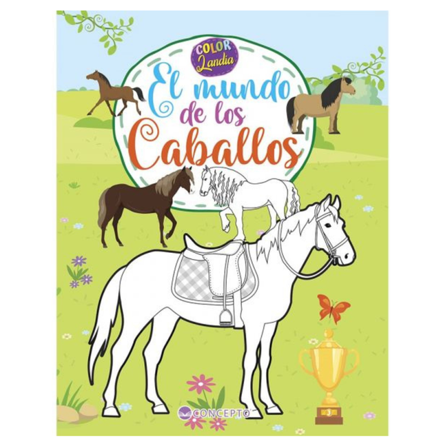 El mundo de los caballos - Colección Colorlandia Latinbooks | Paris.cl