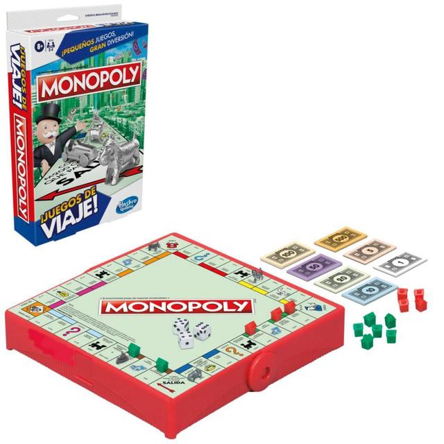 Juego de mesa Monopoly clásico edición portátil Hasbro Games | Paris.cl