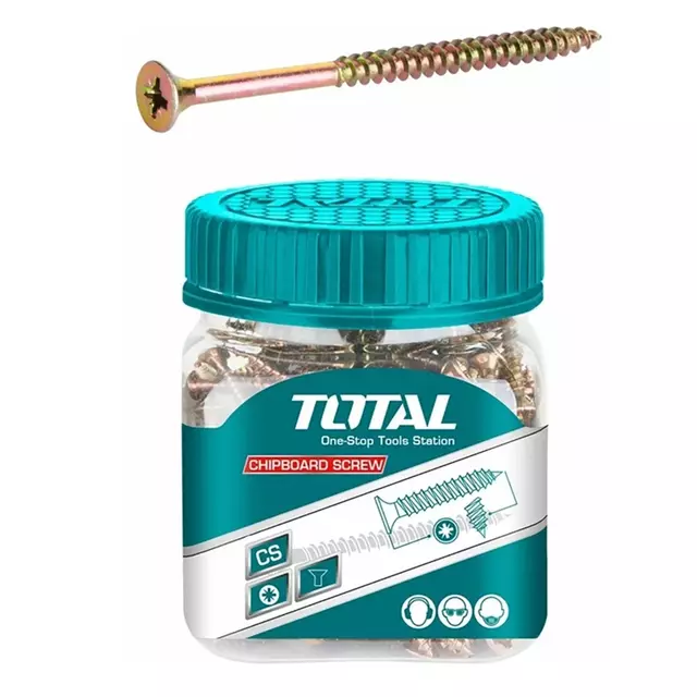 Tornillo Madera Aglomerado 3.5x25mm 250 Unds Total Total Tools | Paris.cl