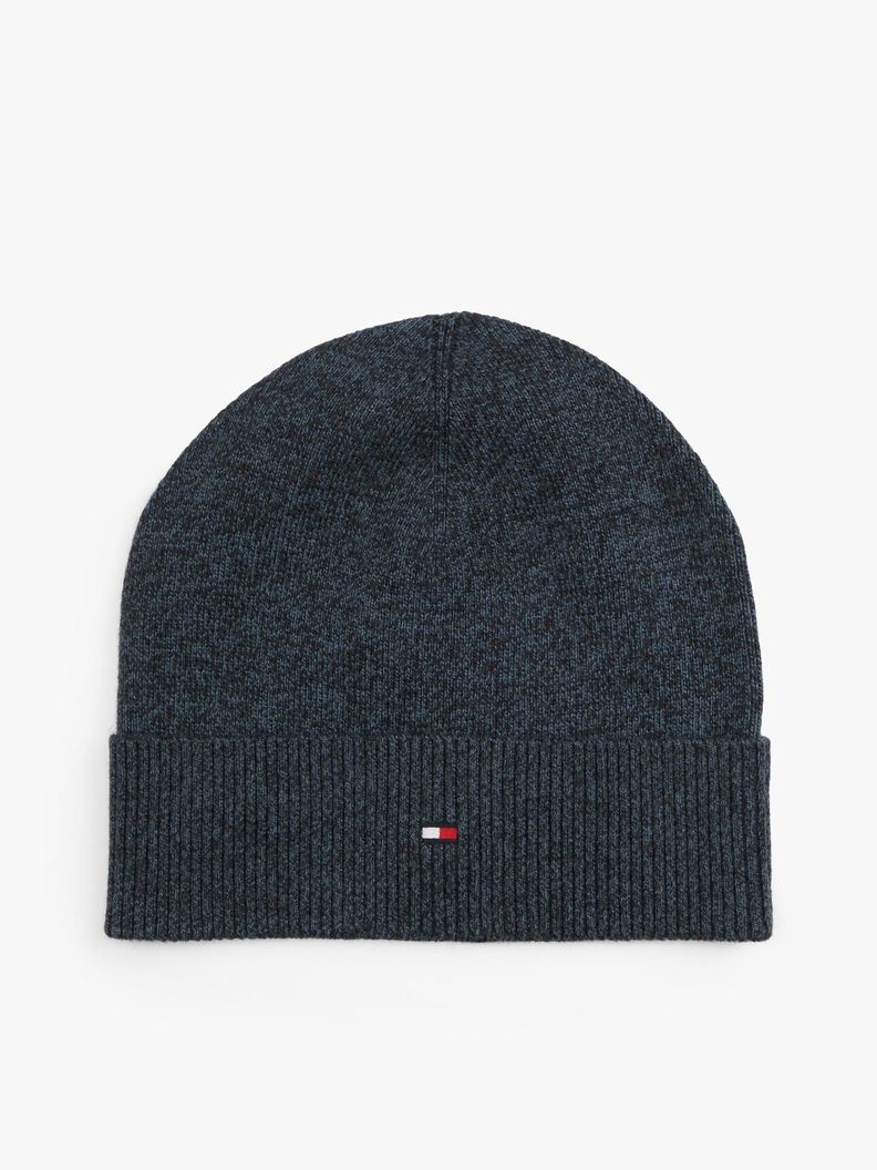 Gorro Solid Con Logo Tommy Hilfiger Azul Tommy Hilfiger | Paris.cl