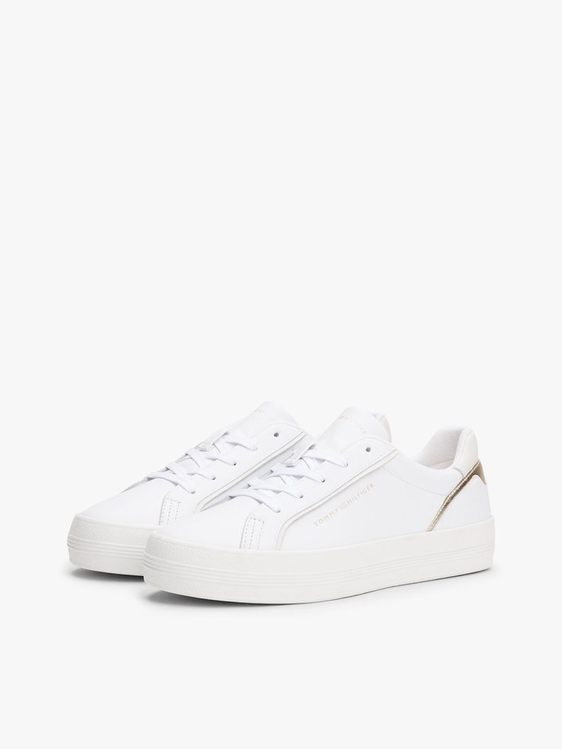 Zapatillas Con Logo Metalizado Blanco Tommy Hilfiger Tommy Hilfiger ...