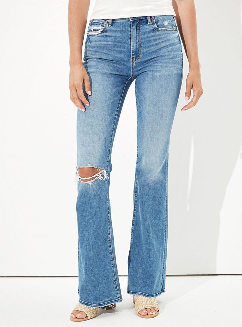 American Eagle High Rise Flare Jeans