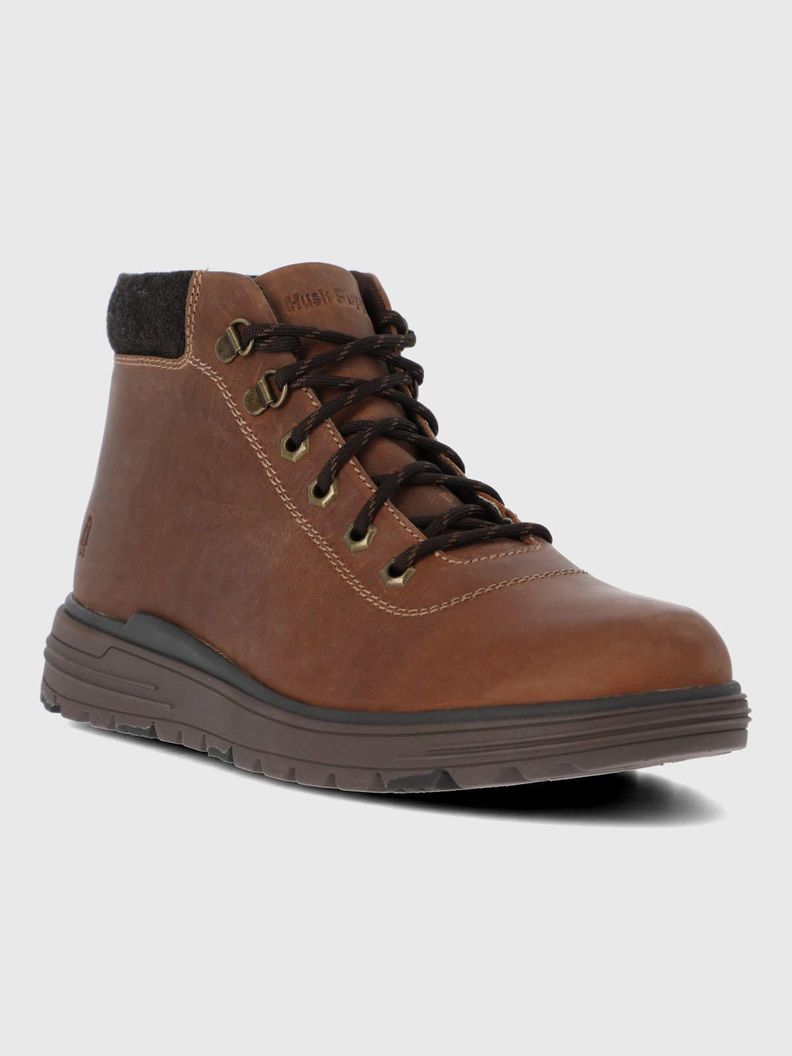 Botin Cuero Hombre Jorano Café Hush Puppies | Paris.cl