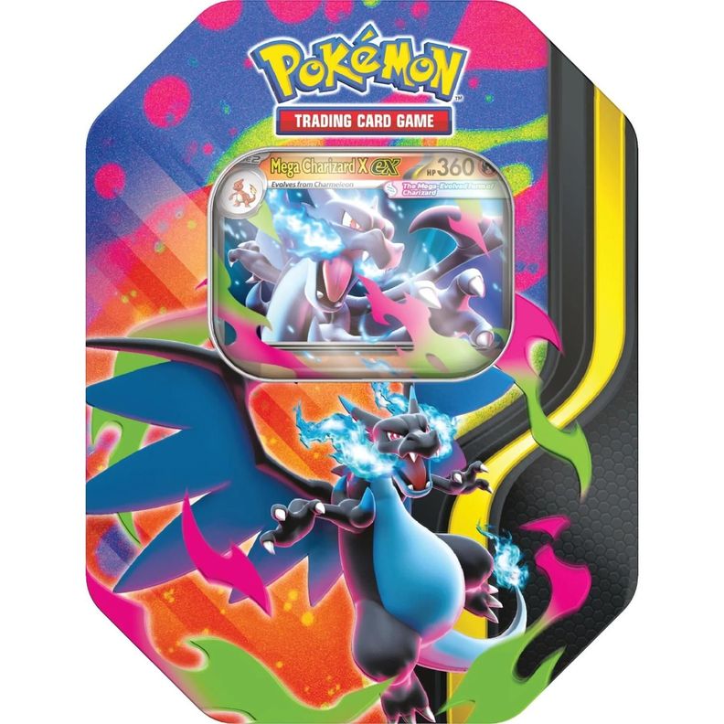 CARTAS POKEMON MEGA CHARIZARD X EX TIN INGLES Pokémon | Paris.cl