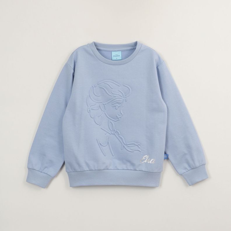 Poleron Cerrado Niña Frozen Elsa Relieve Morado Disney Disney | Paris.cl